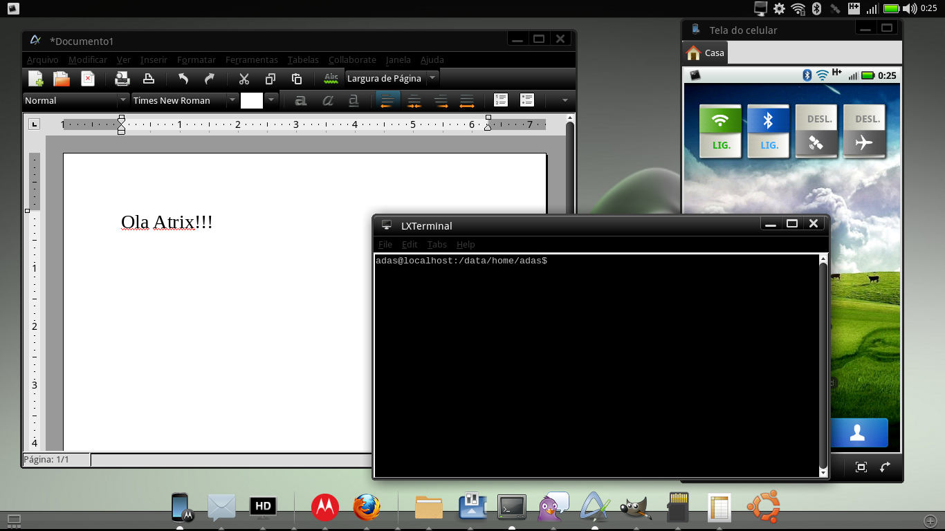 Um celular/desktop perfeito: A libertação do Motorola Atrix! | Assunto ...